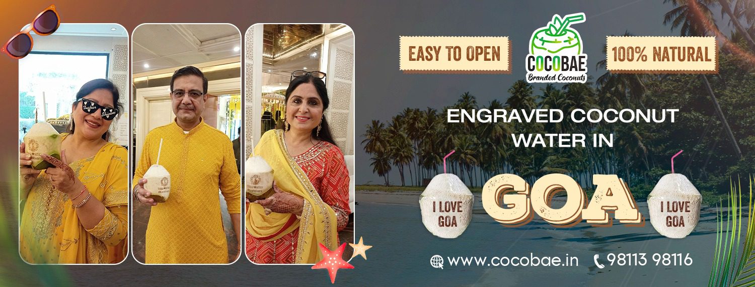 Engraved Coconut water in Goa – Cocobae
