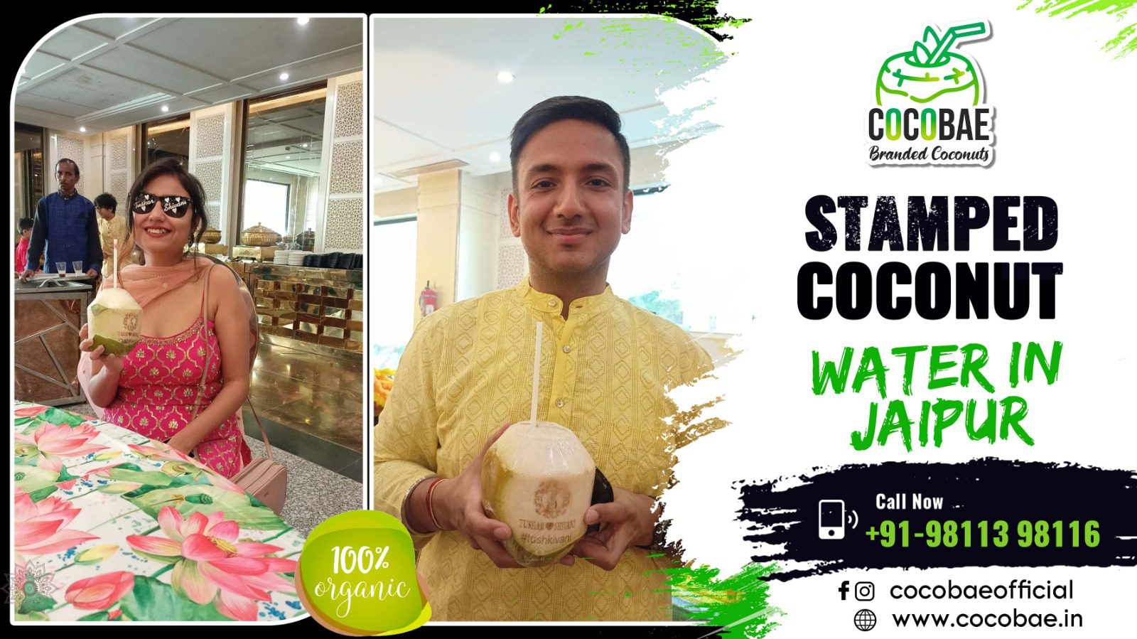 Stamped Coconut Water In Jaipur – Cocobae
