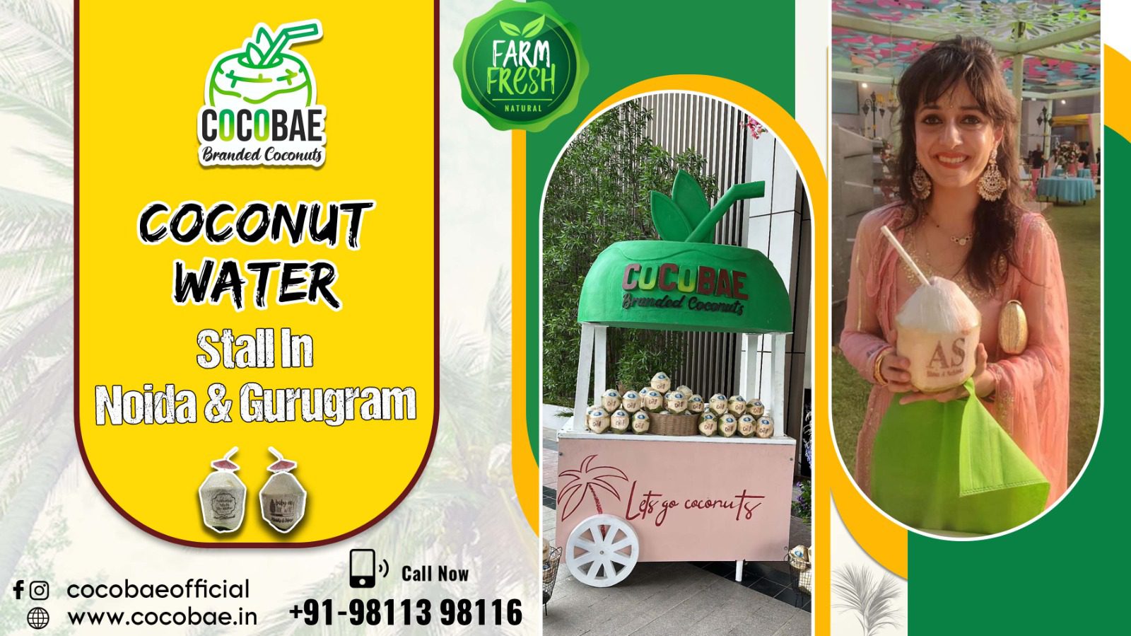 Coconut water Stall in Noida Gurugram – Cocobae
