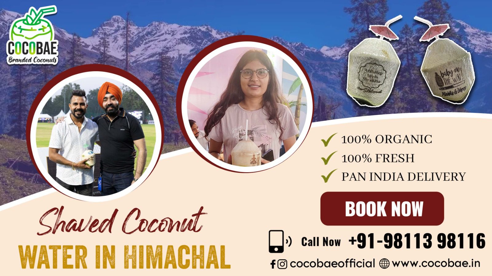Shaved Coconut Water In Himachal – Cocobae