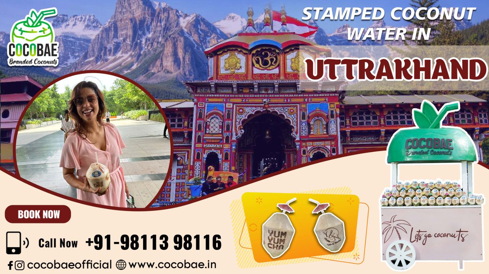 Stamped Coconut water in Uttarakhand – Cocobae