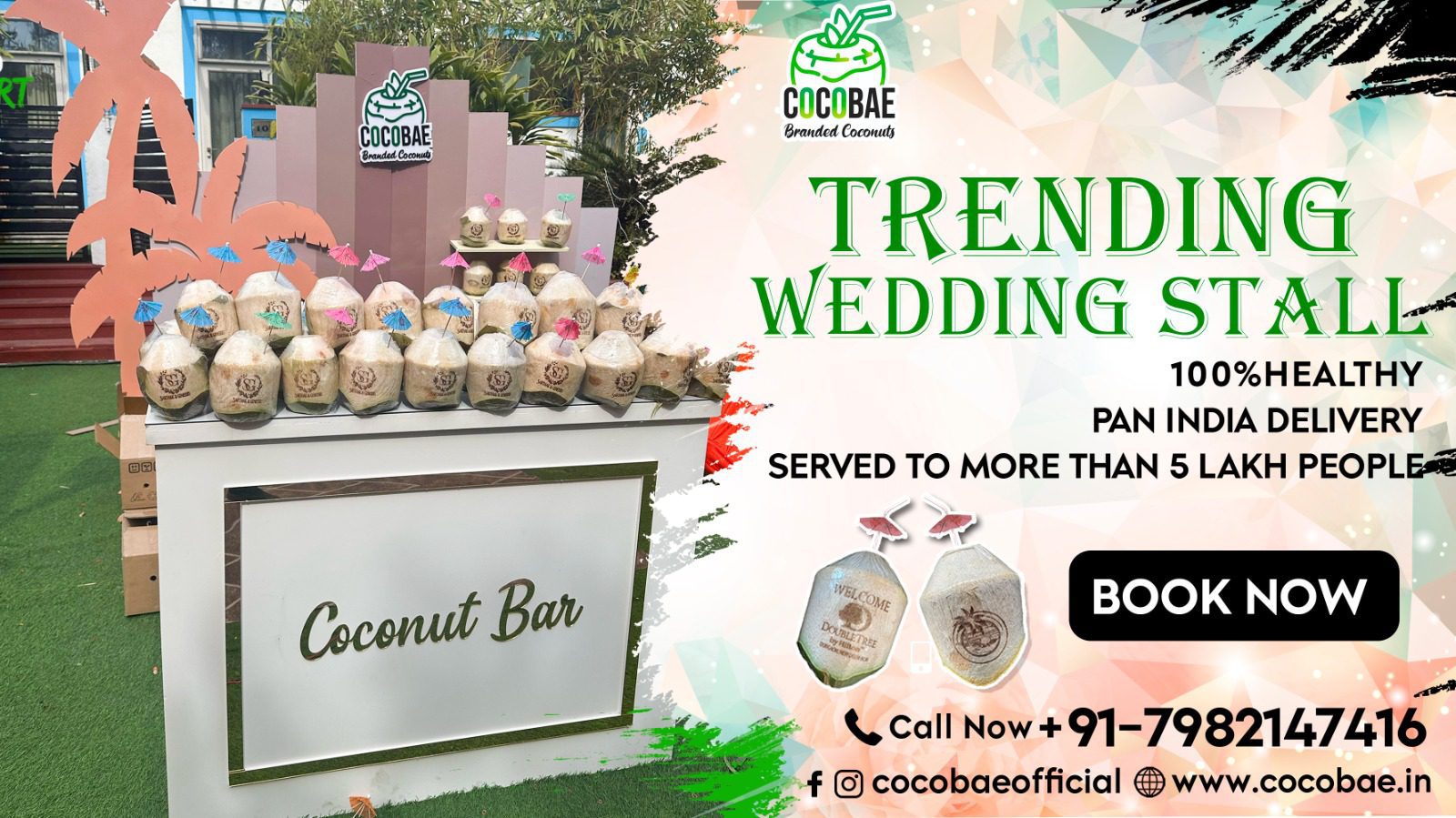Trending Wedding Coconut Stall – Cocobae
