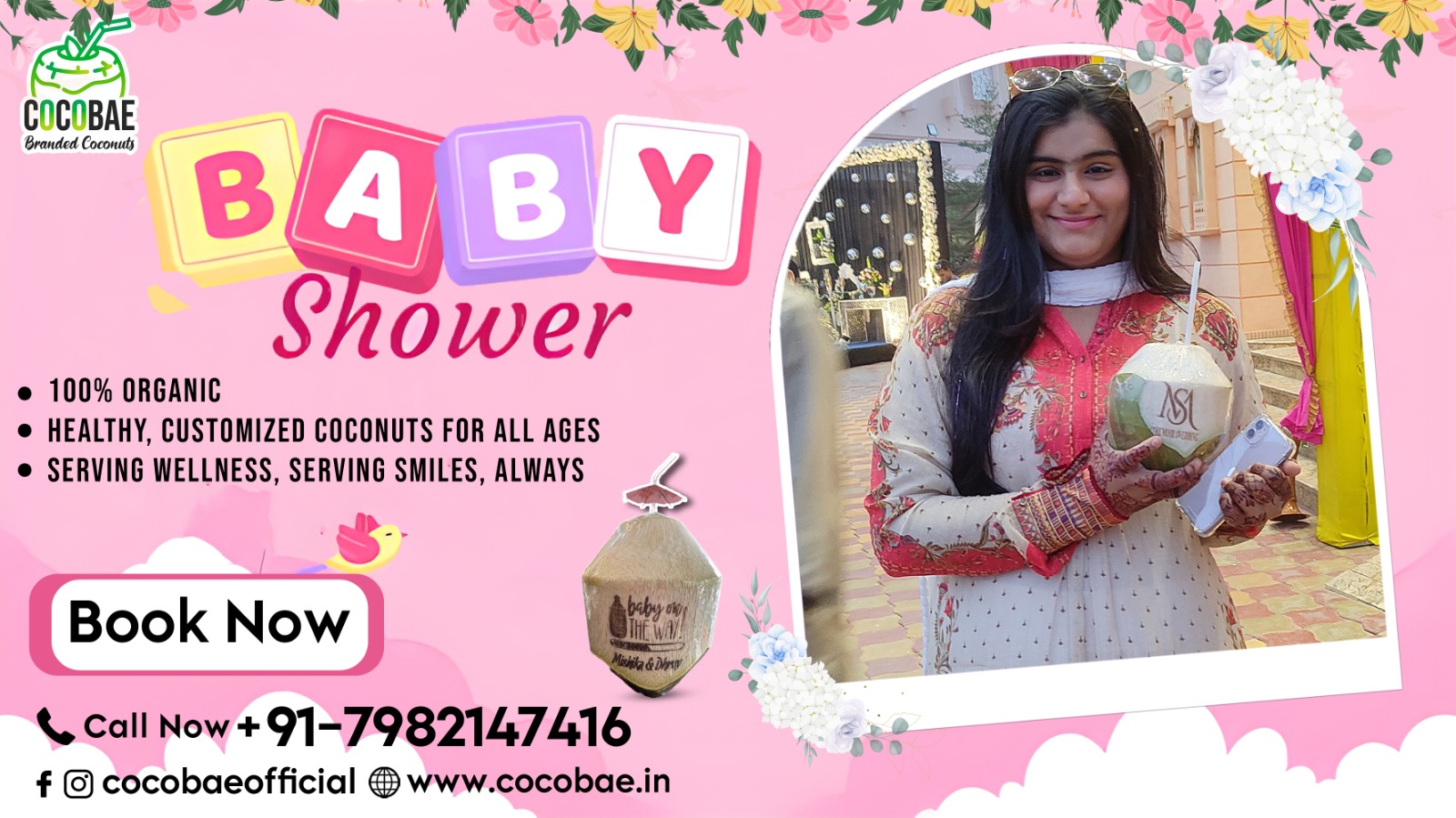 Customised Coconuts for Baby Showers: A Sweet Gesture for Mom-To-Be ...