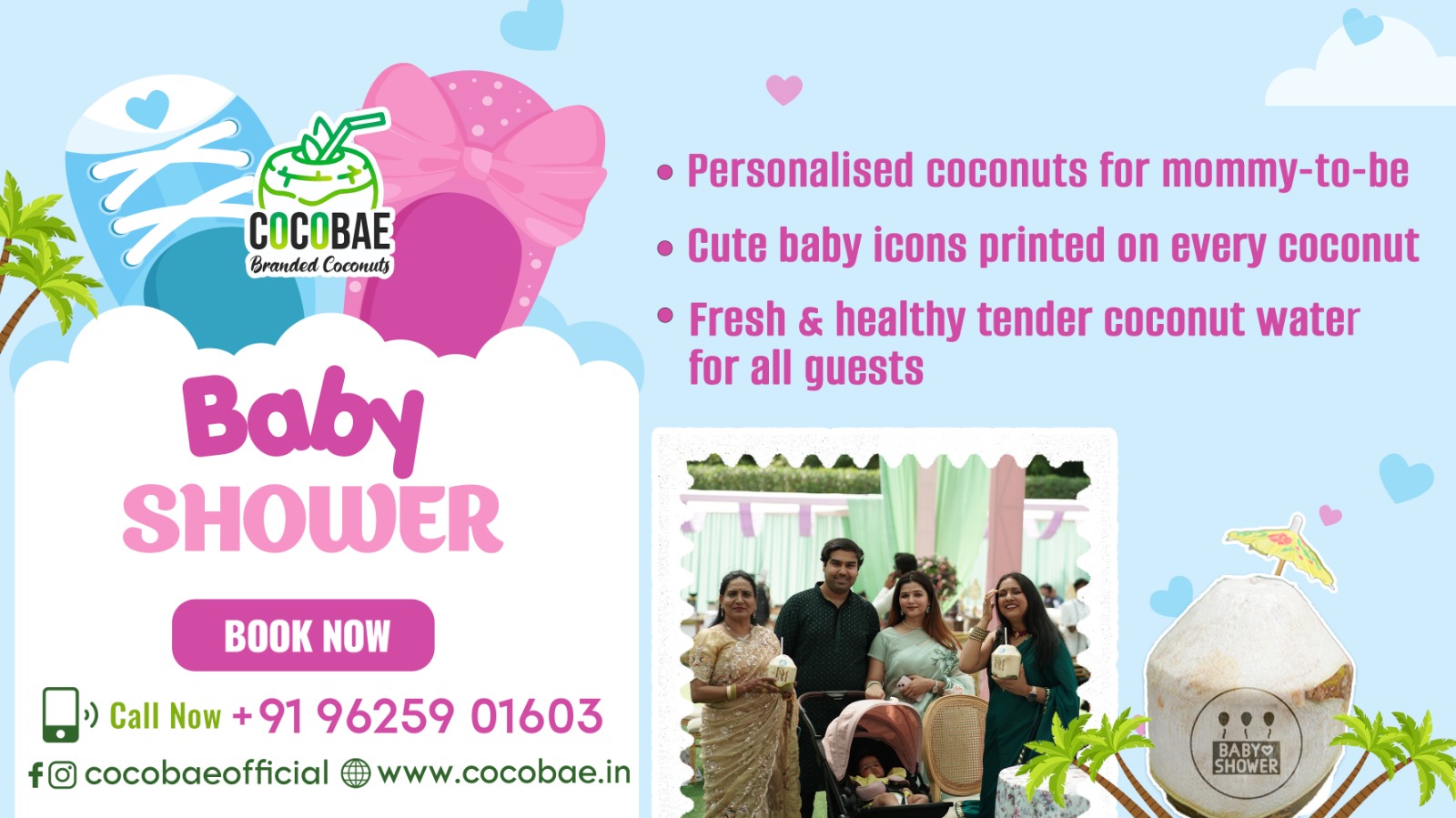 Cocobae Celebrate Baby Showers with a Fresh & Personalised Touch – Cocobae